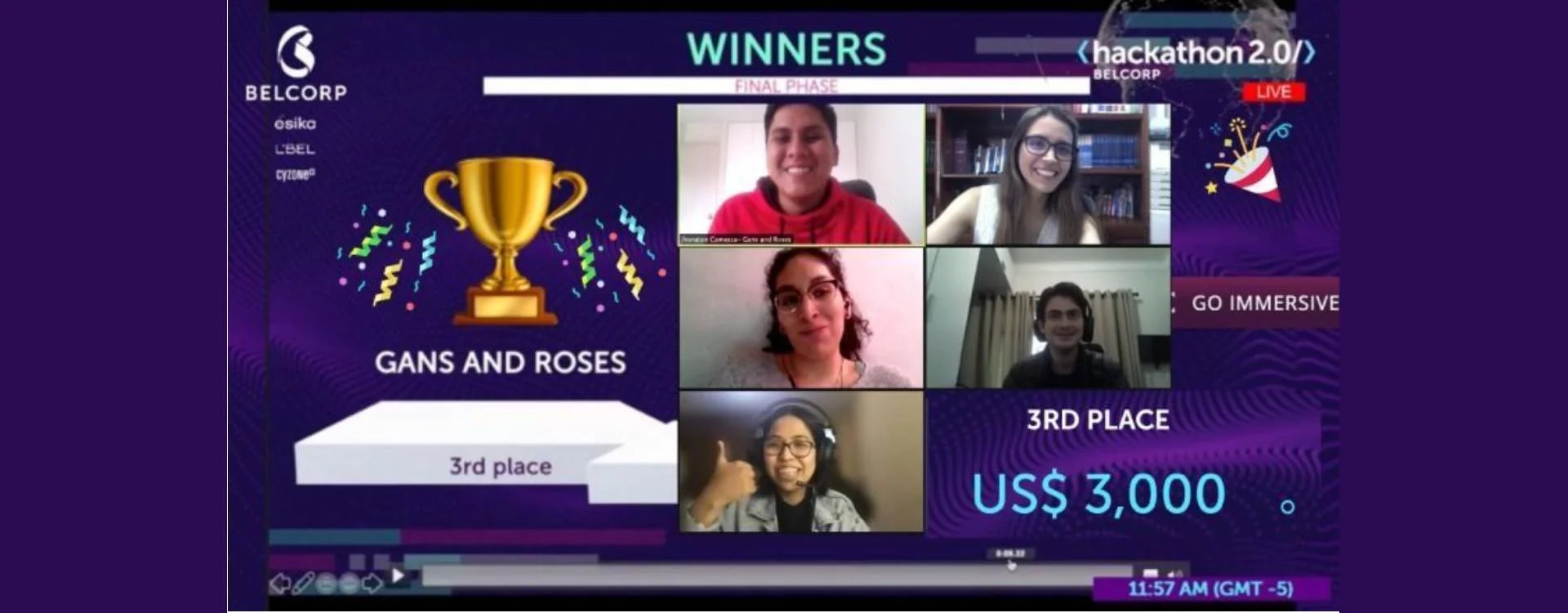 Peruanos lideran la lista de ganadores de la Hackathon Global de Belcorp — Revista Review