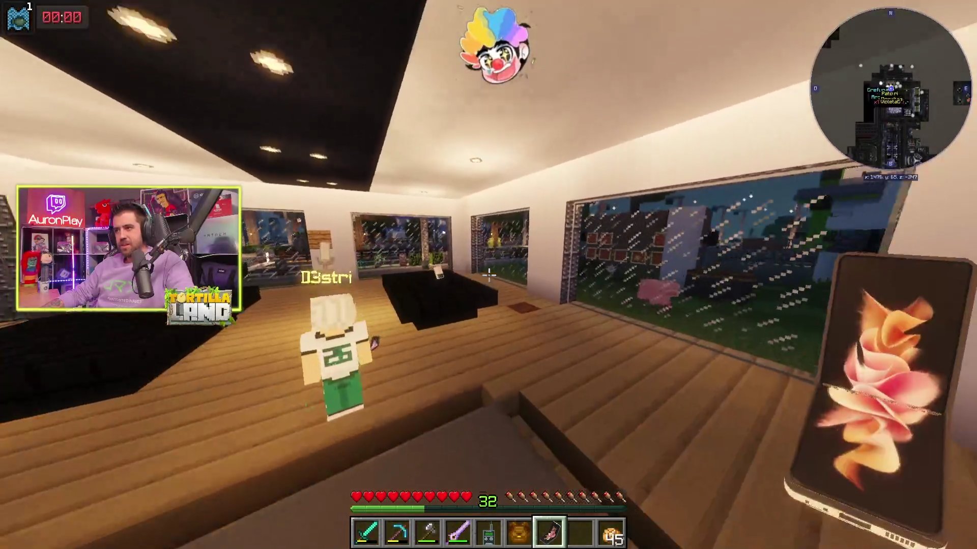 Samsung llega a Minecraft con un mod especial, presentado por AuronPlay ...