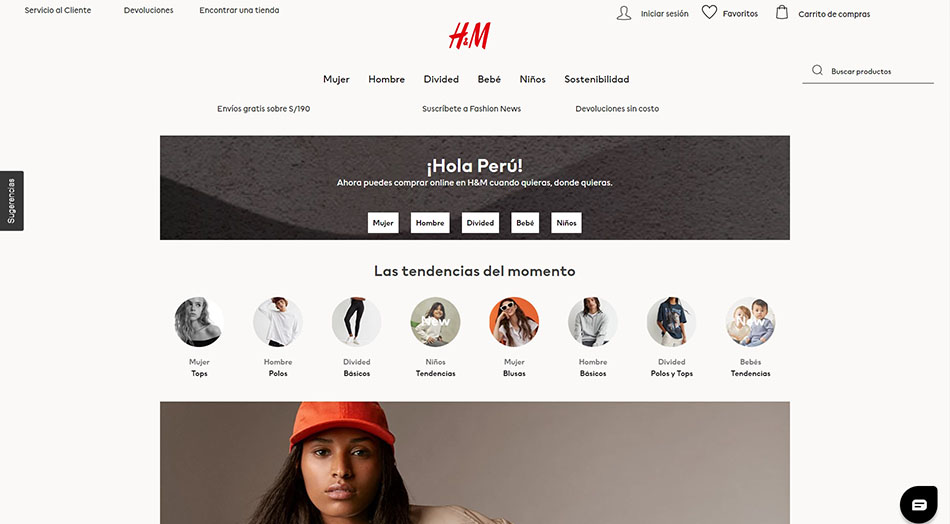 H&M lanza su tienda e-commerce en Perú — Revista Review