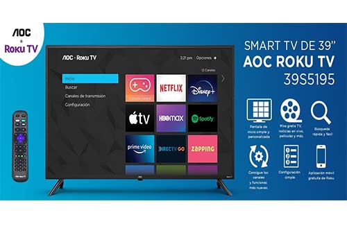 AOC ROKU TV LED de 39”: La opción ideal para tus películas y series ...