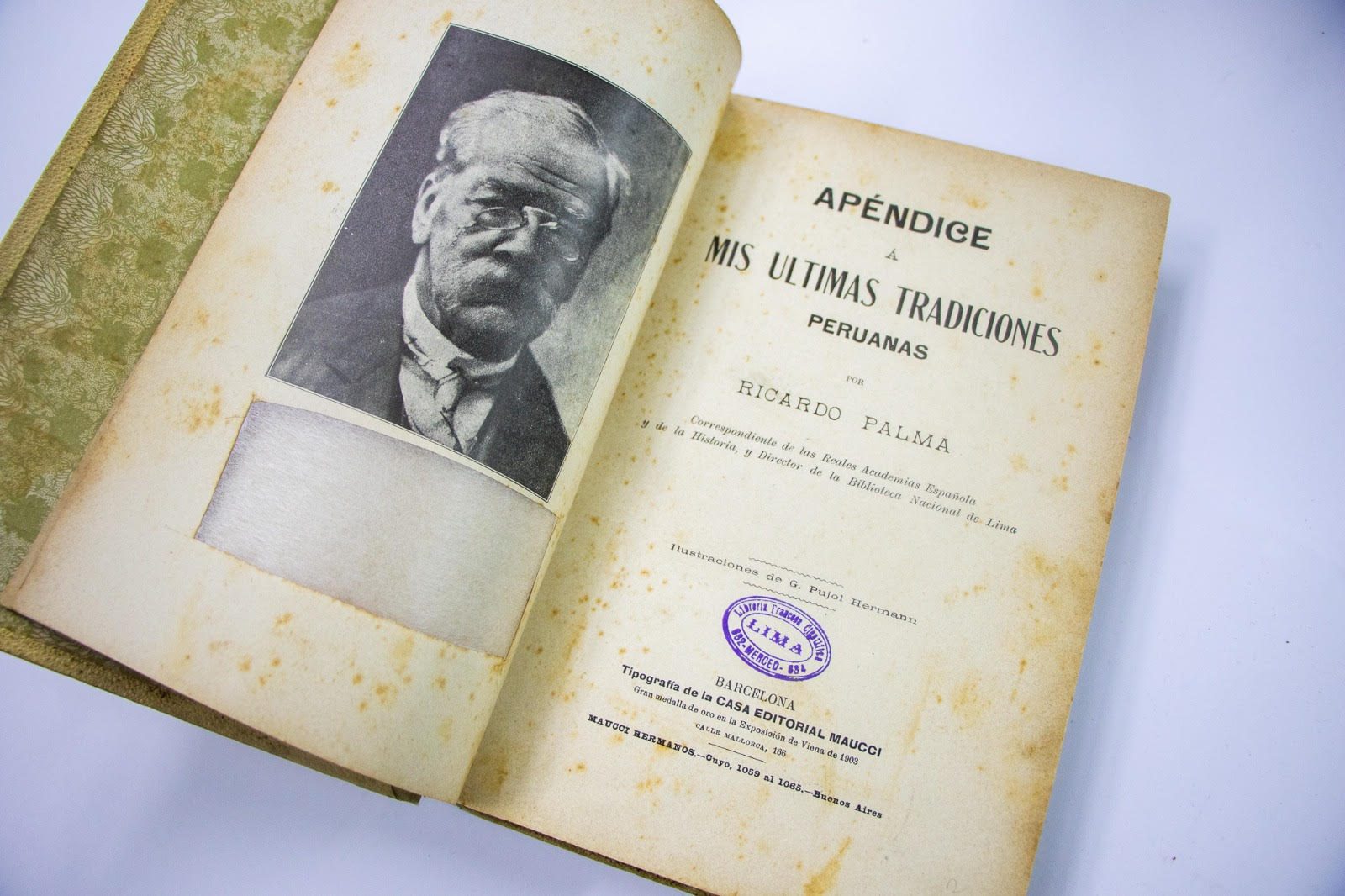 Libros: BNP conserva y protege obras originales de Ricardo Palma ...