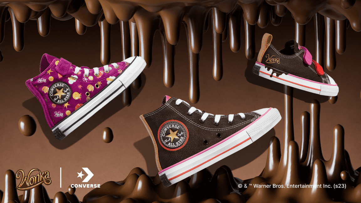 Wonka: Converse lanza edición limitada inspirada en la película ...