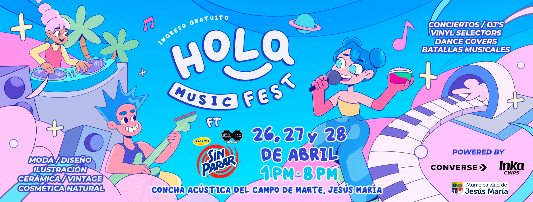 Hola Music Fest ft. Sin Parar: Artistas y actividades culturales que ...