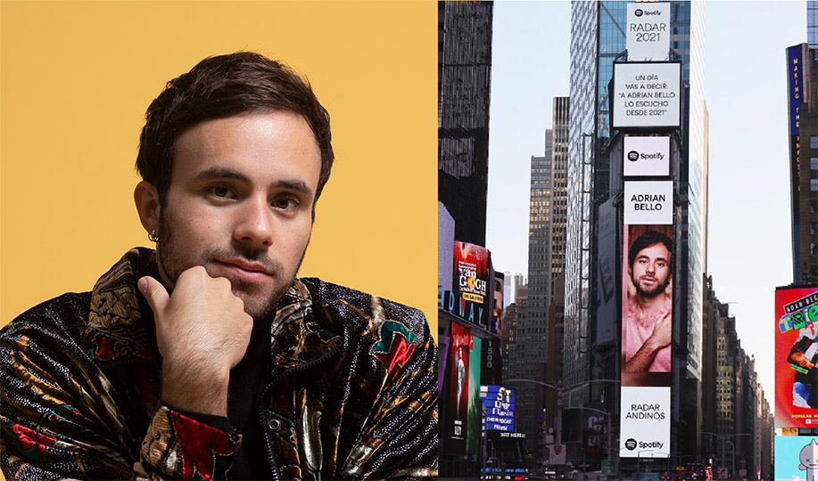 Adrián Bello es portada de Radar Andinos en el Times Square — Revista ...